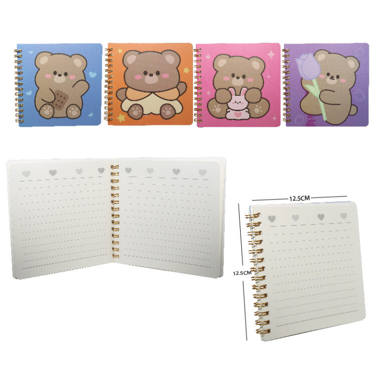 LIBRETA PEQUEÑA DE OSITOS - 40 HOJAS - Xian Zhu