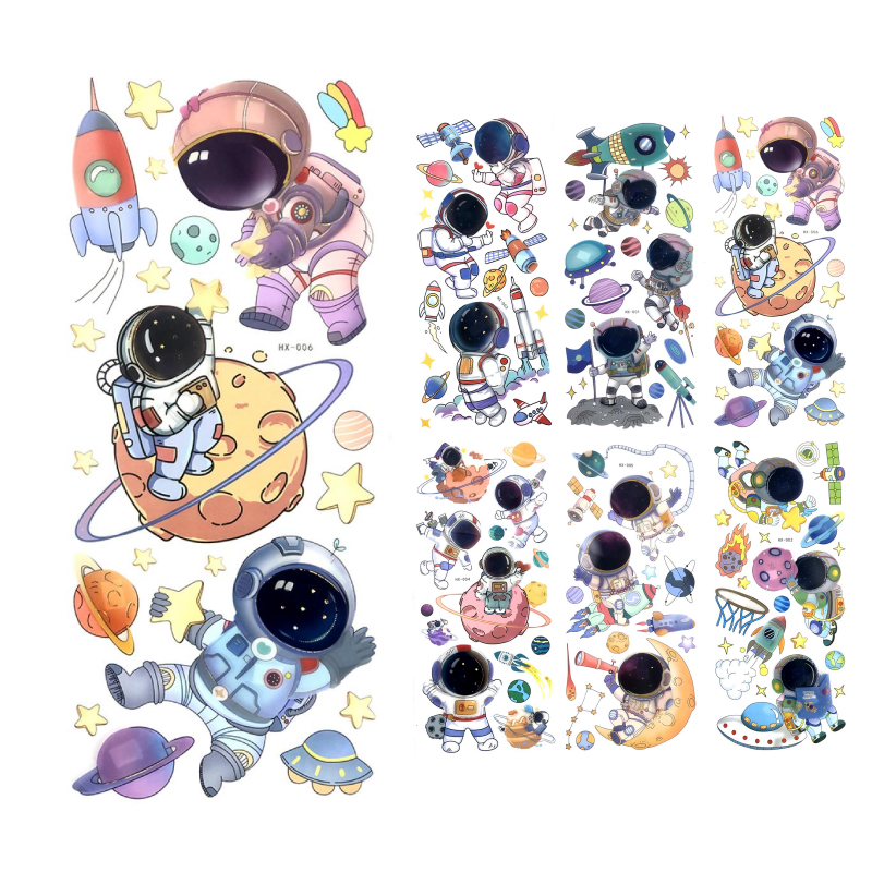 STICKERS AUTOADHESIVOS ASTRONAUTA - Xian Zhu