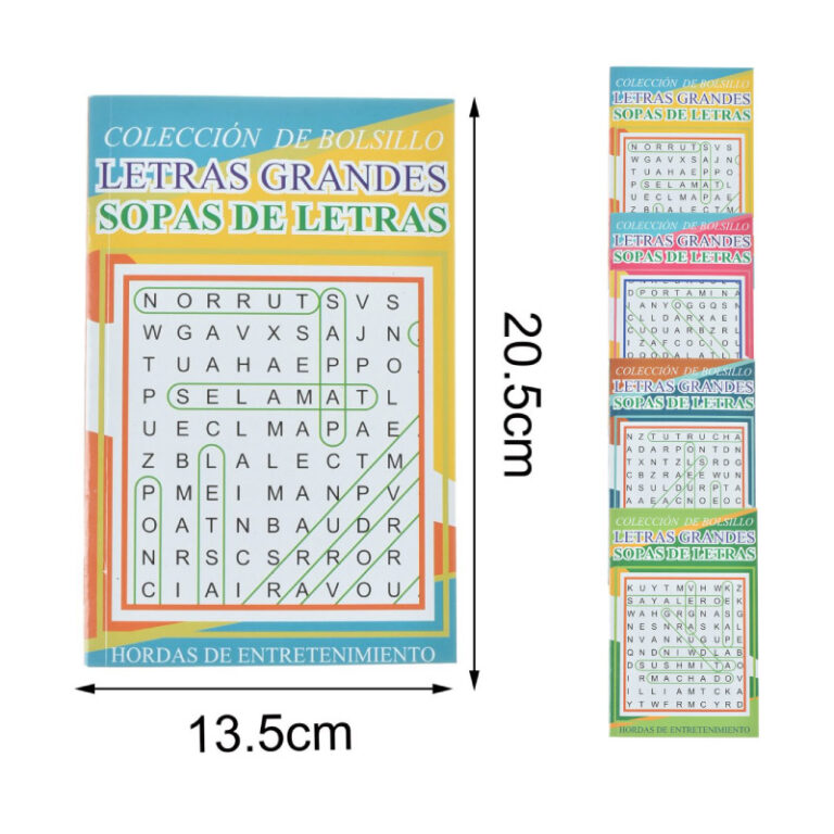 LIBRO SOPA DE LETRAS 38 JUEGOS - Xian Zhu
